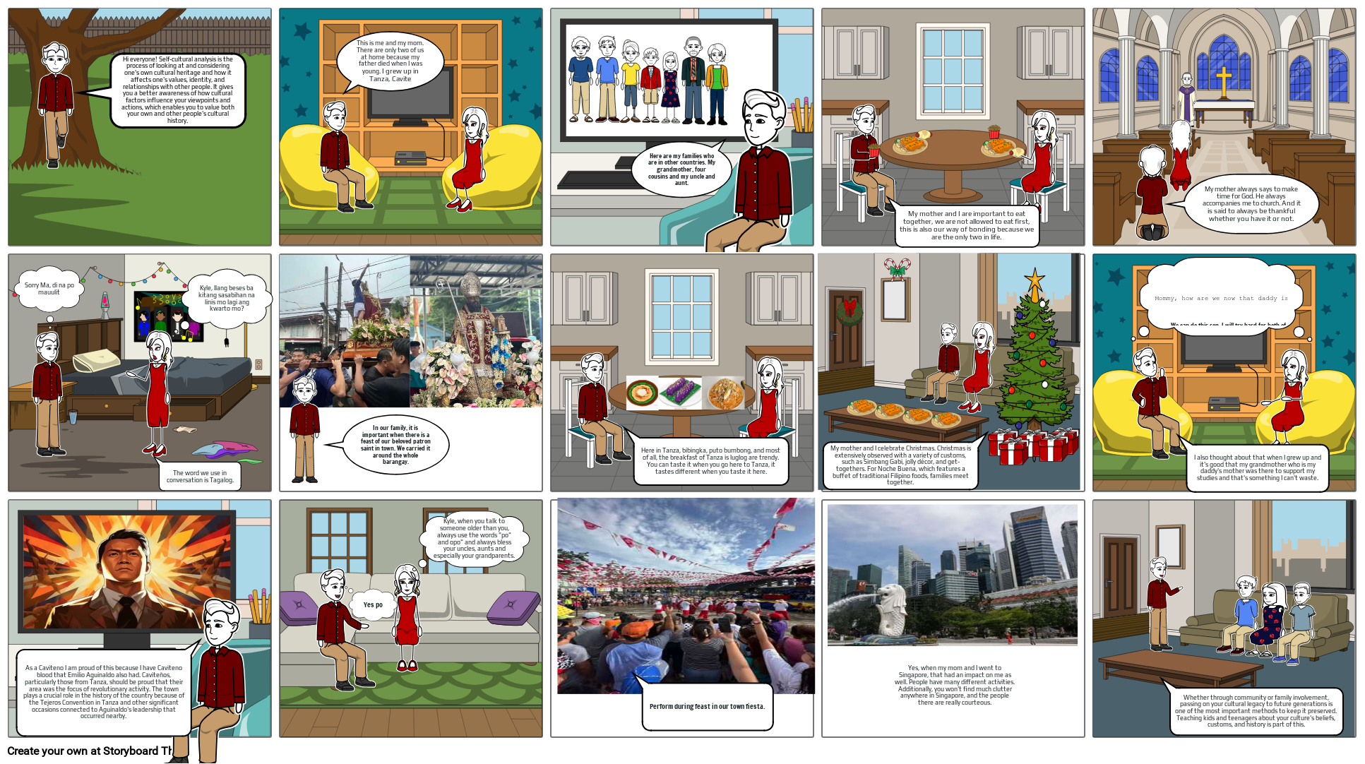 SELF CULTURAL ANALYSIS Storyboard by f4f09969 SELF CULTURAL ANALYSIS Storyboard by f4f09969