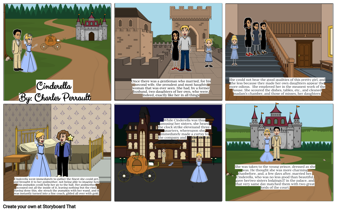 Cinderella Storyboard por f5497e76