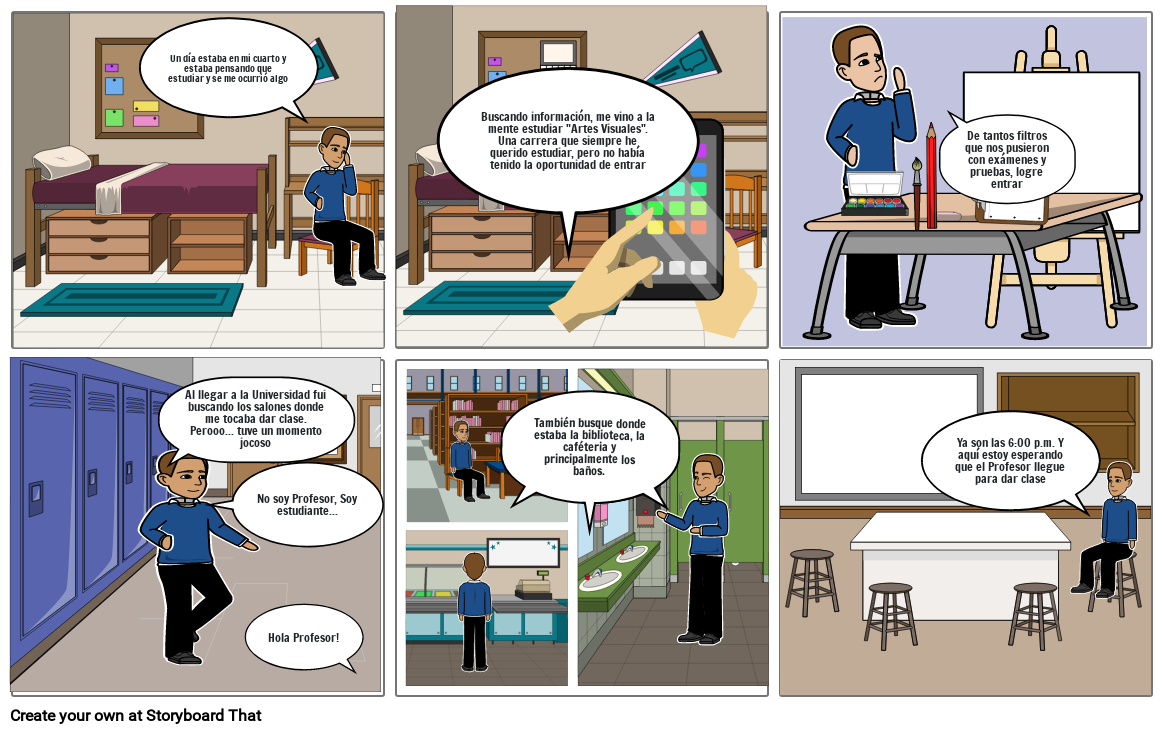 Hablemos un poco de la expresión visual Storyboard Hablemos un poco de la expresión visual Storyboard