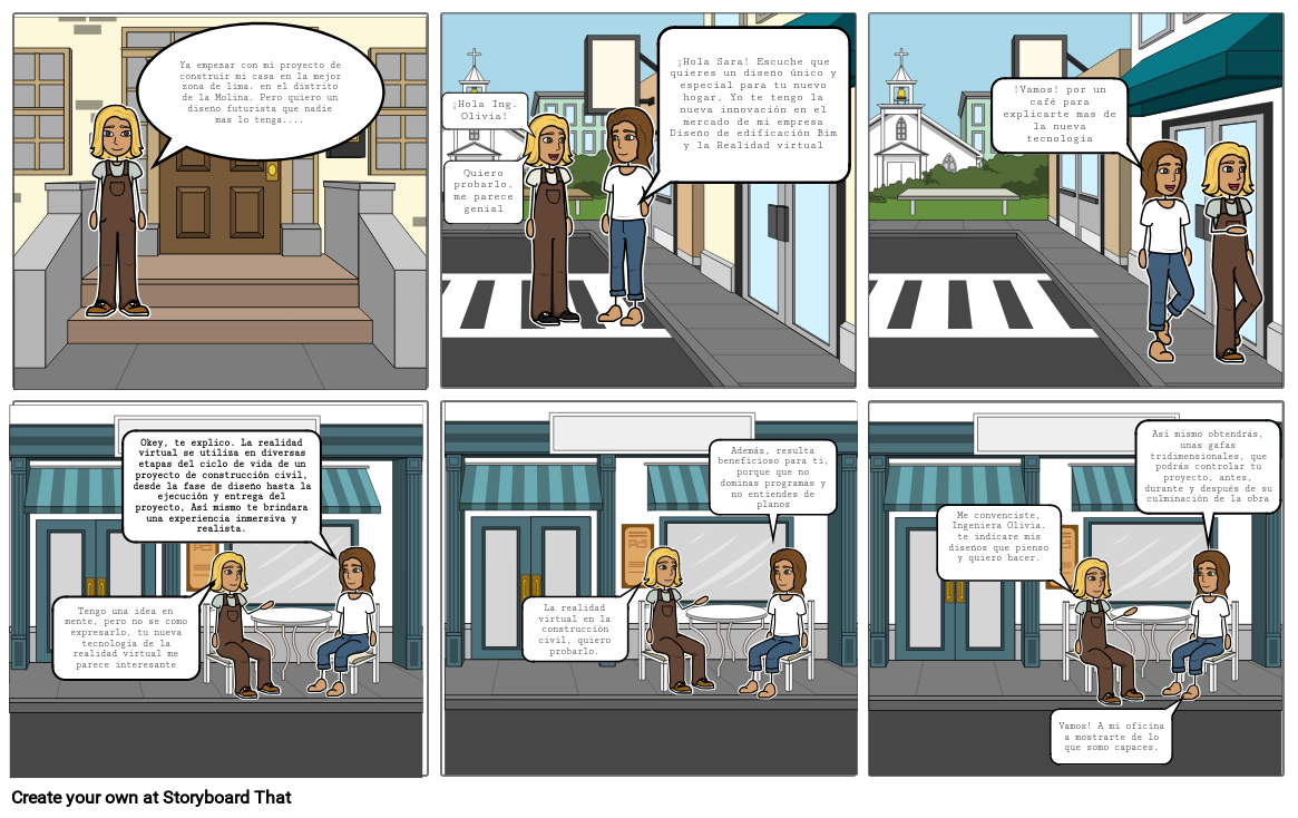 Storyboard Realidad virtual Storyboard por f61c1cee
