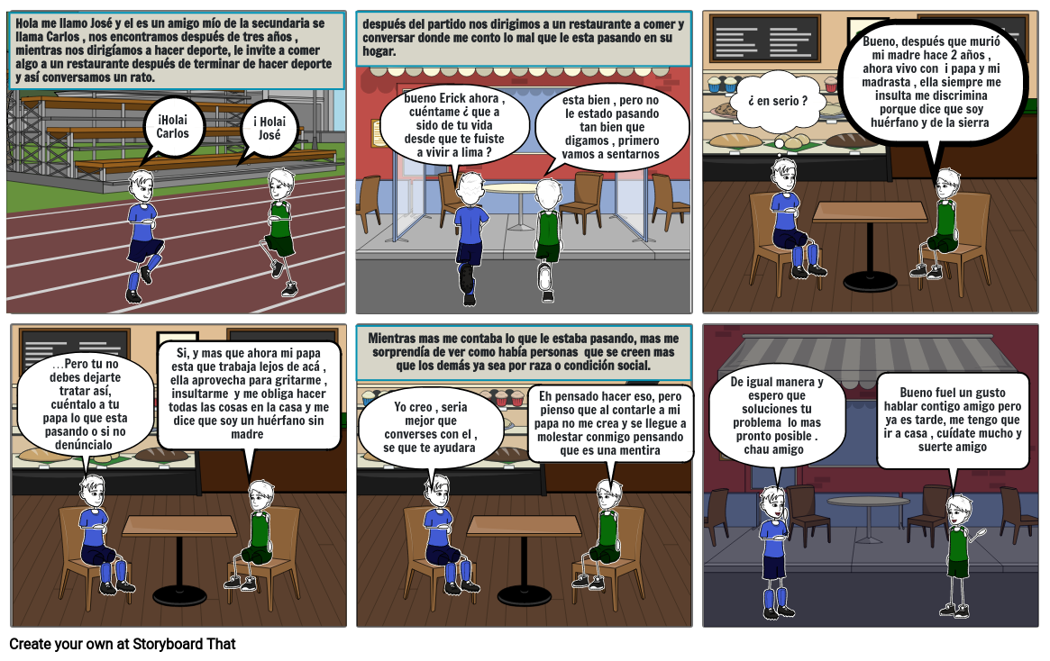 EL RACISMO EN CASA Storyboard par f6bde54d