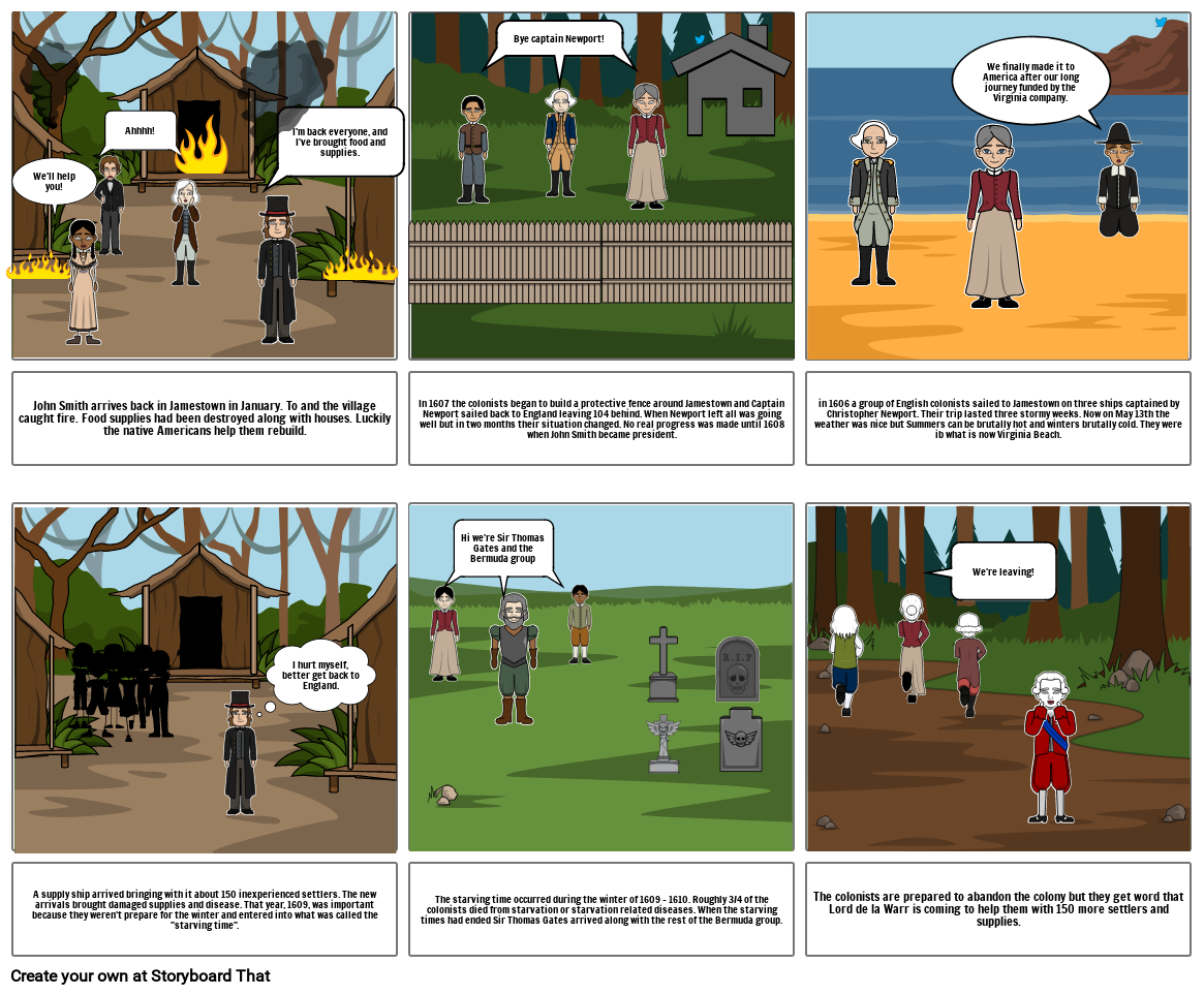 James town Storyboard by f74ba1d5