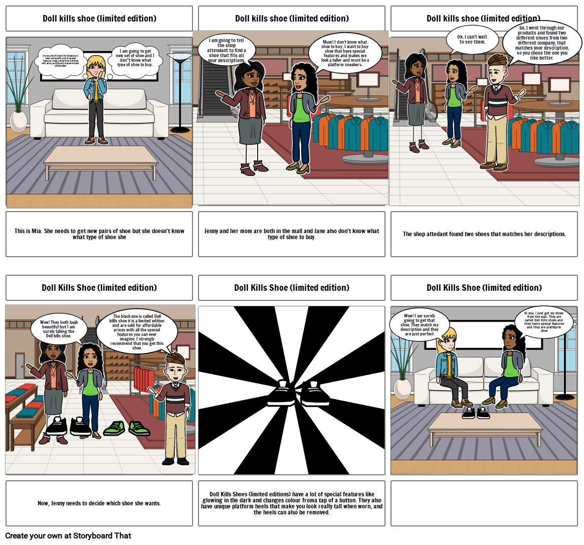 Doll kills shoe (limited edition) Storyboard by f7582c75