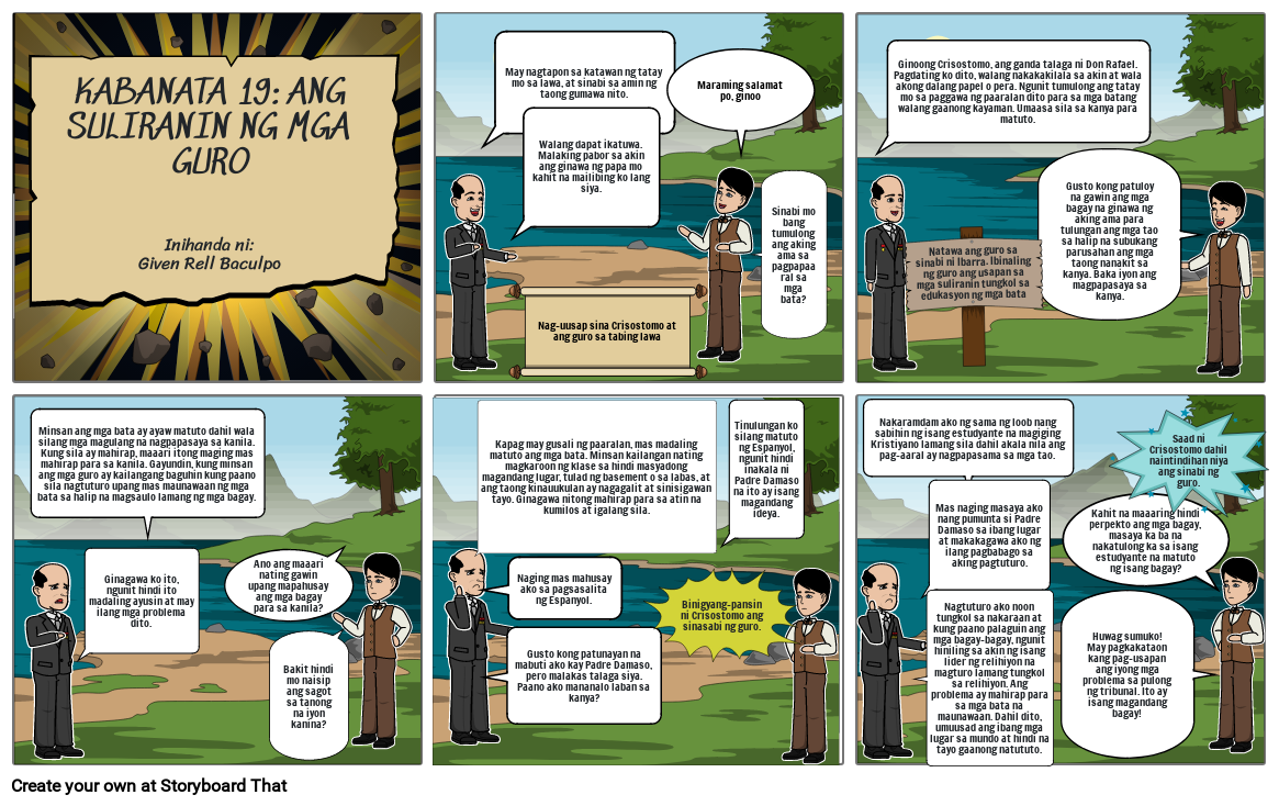 4th Filipino Performance Task Storyboard par f7a8e553