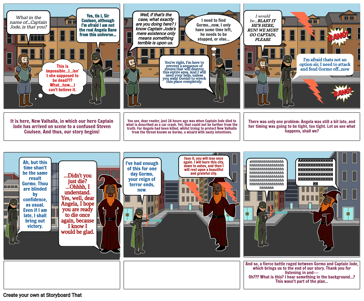 Comic Assessment Storyboard by f868751a