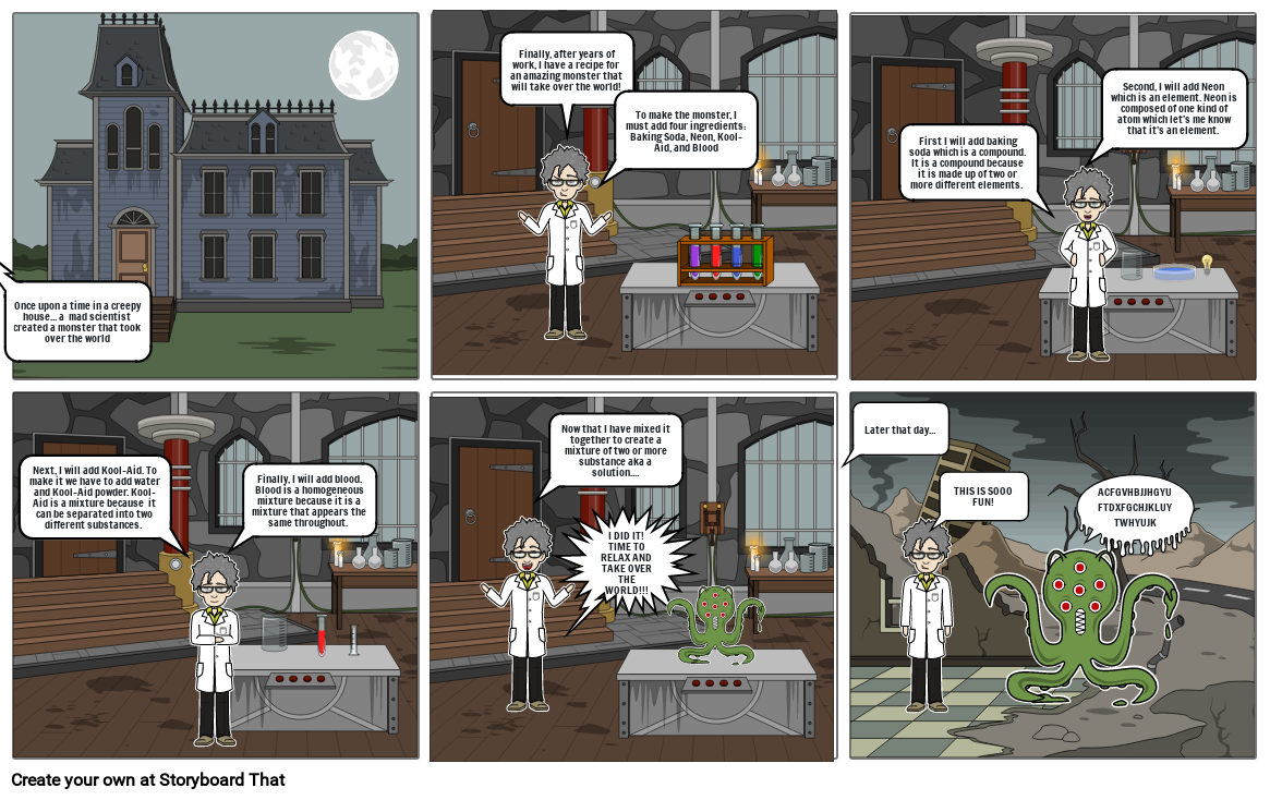 Comic Strip Storyboard by f891d784