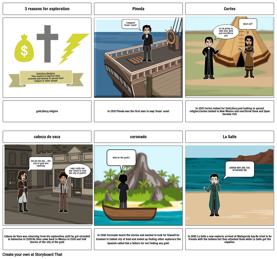 Explorer storyboardthat Storyboard por f8a4b10a