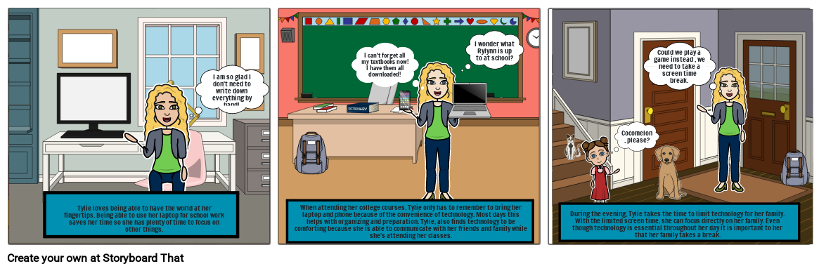 Tech Life Storyboard por f8d38921