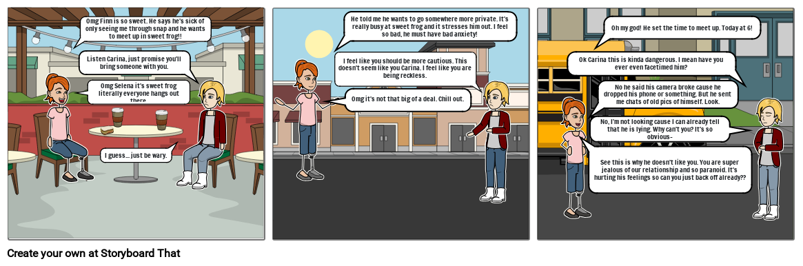 Effective communication Storyboard por f8e1f285