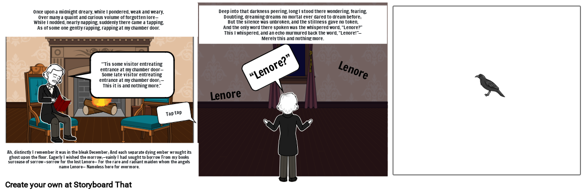 The Raven Storyboard por f9152948