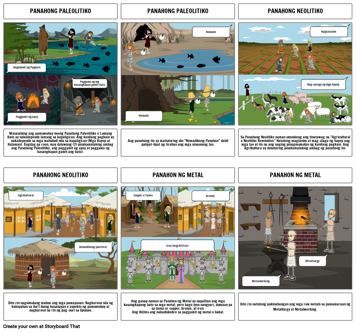 A.P. Comic Strip PTask Storyboard por f96d8a70
