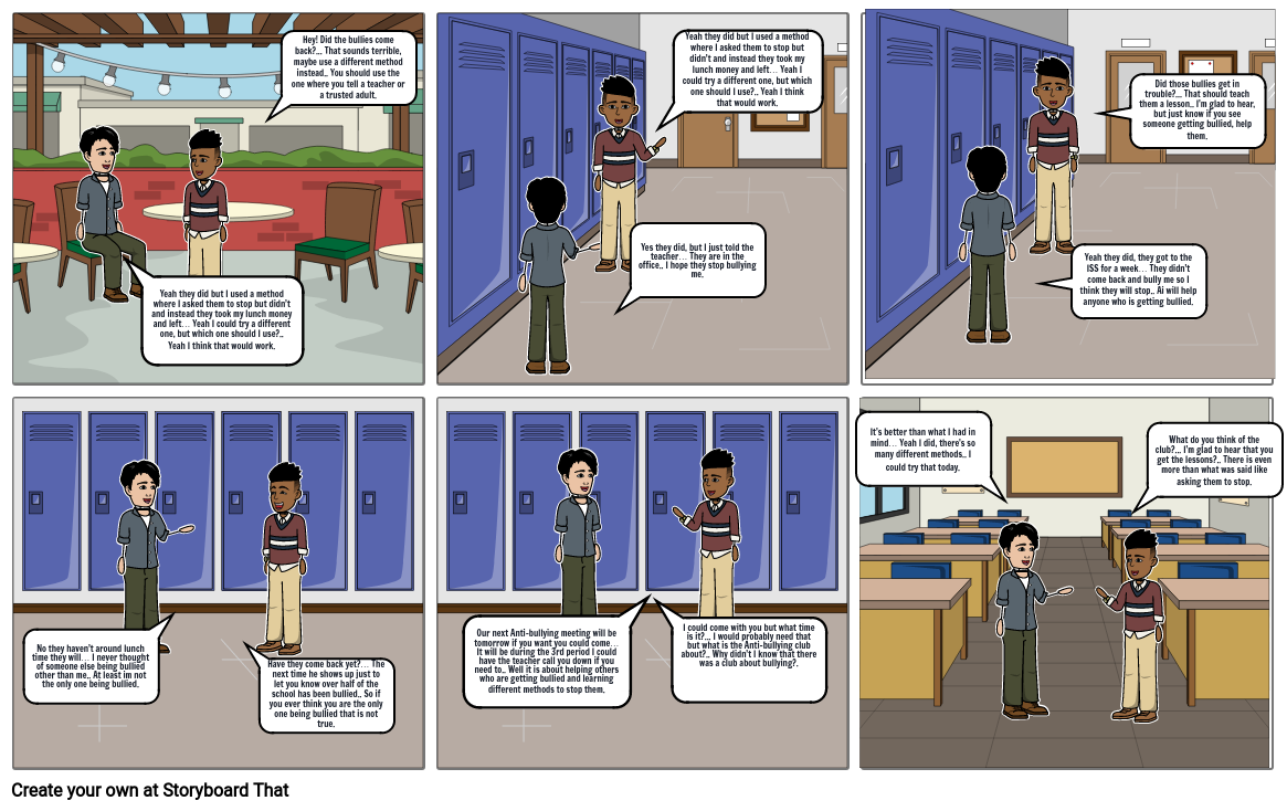 Bullying Storyboard af f9e45bd4