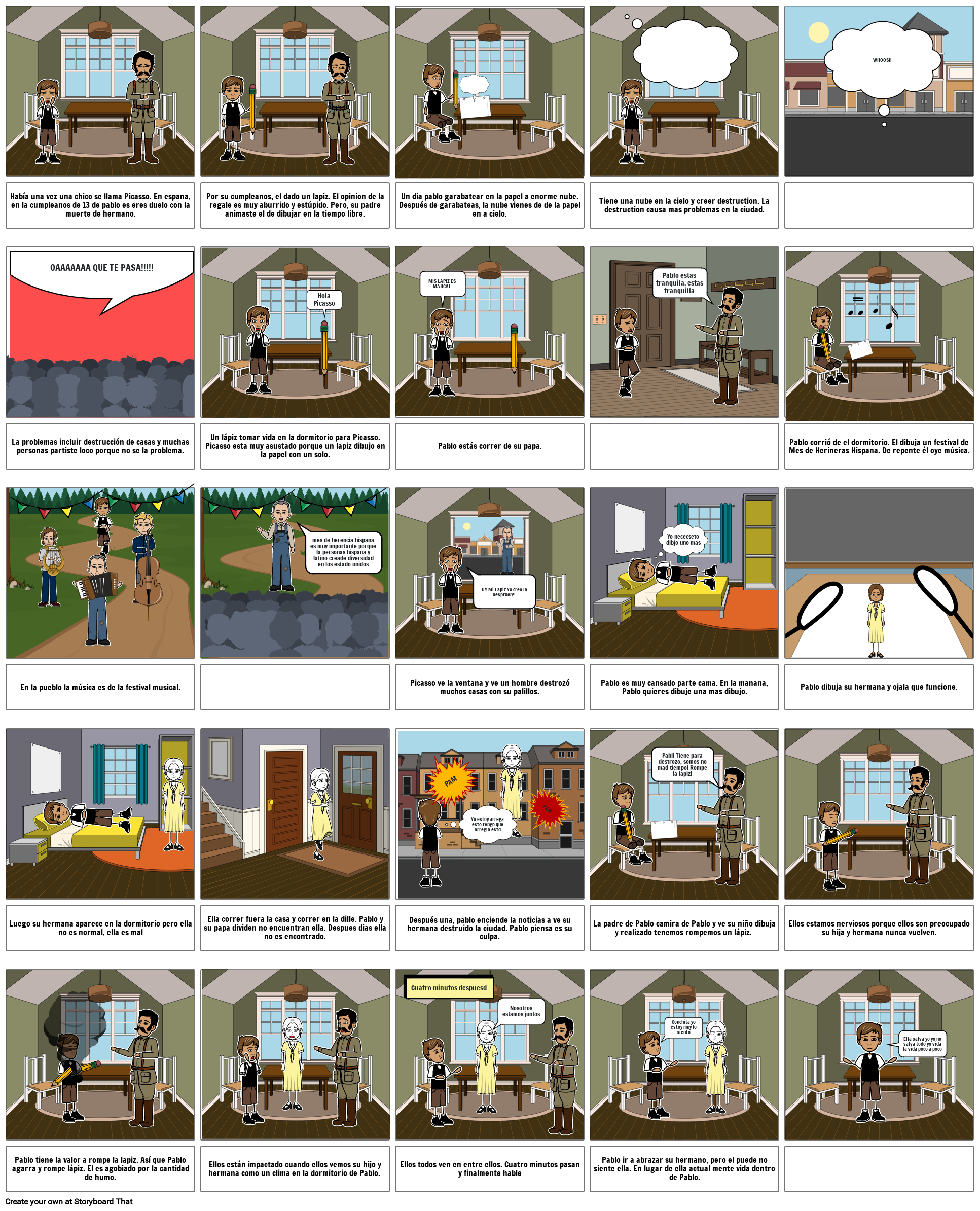 Spanish presitation Storyboard por fa0a2c61