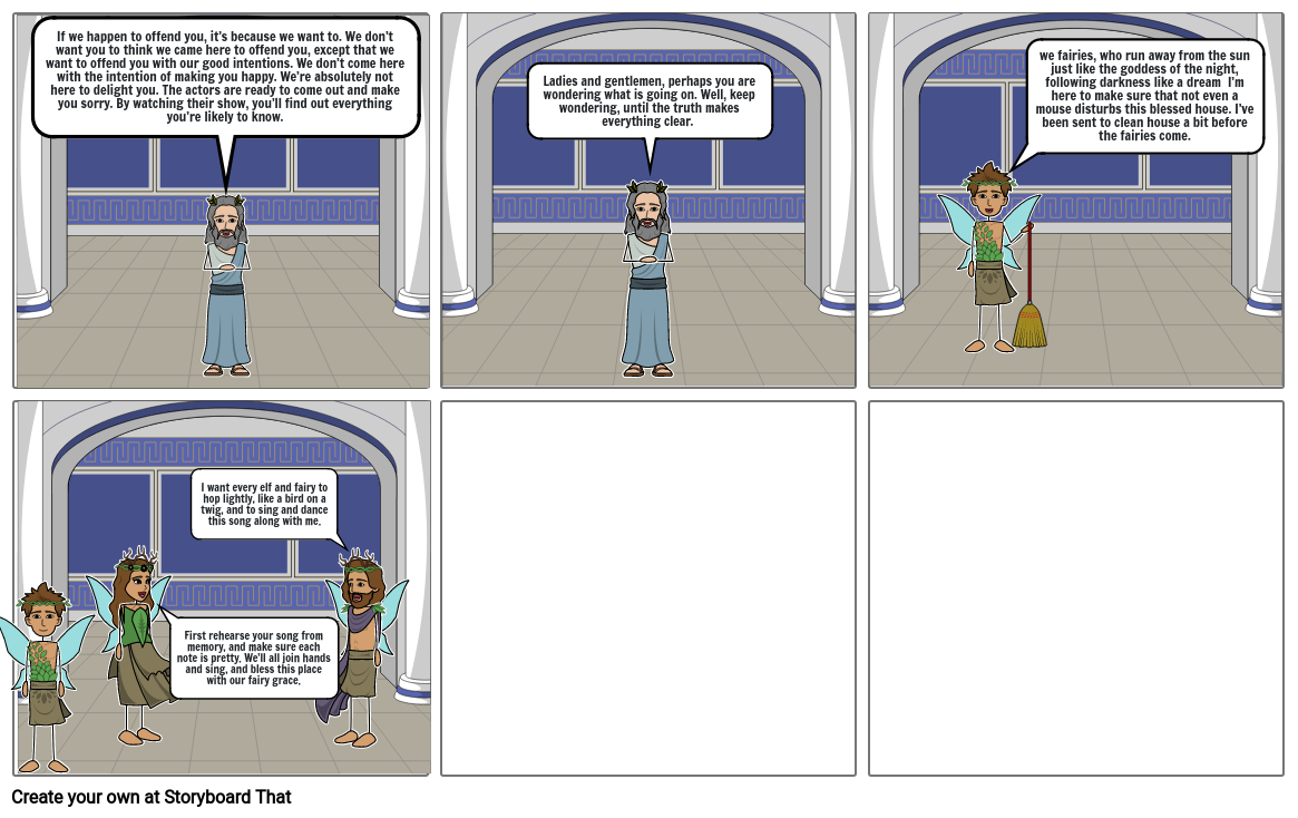 midsummer nights dream act 1 scene 1 part 2 Storyboard