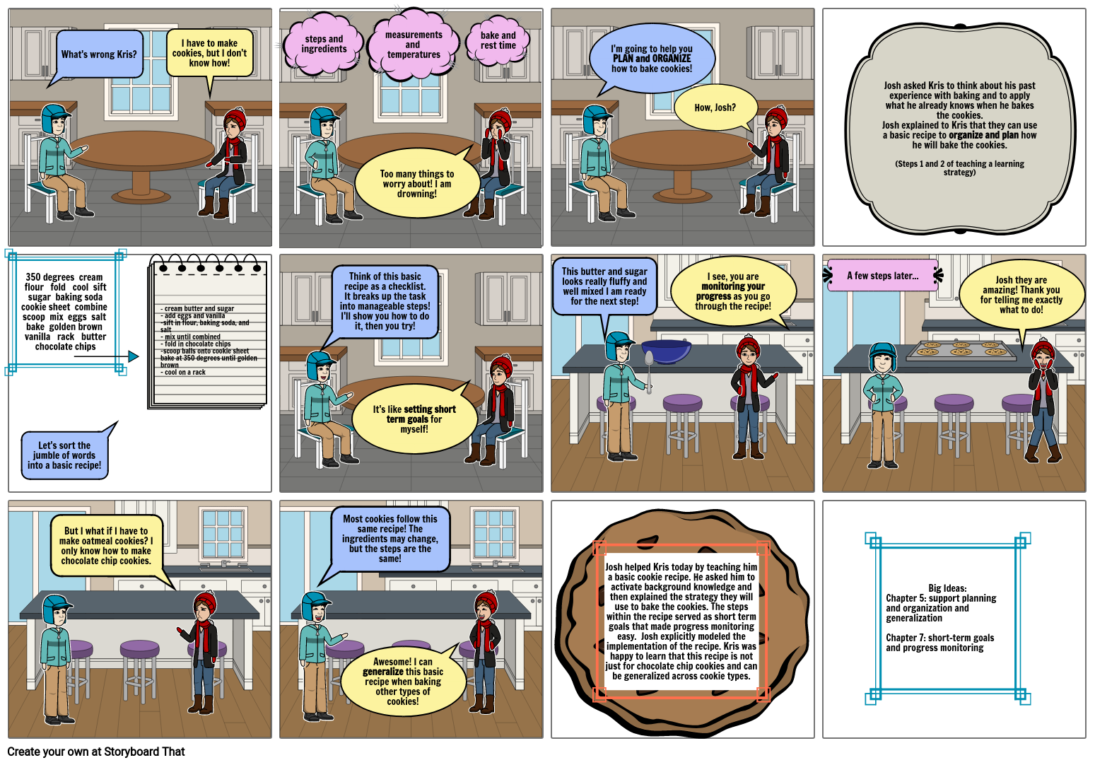 Representation, Action, and Expression Storyboard