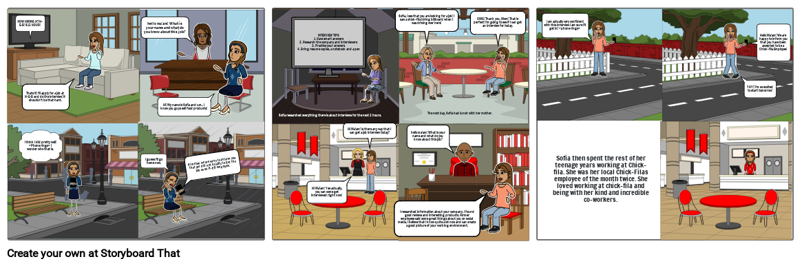 Finding a job Storyboard por fadc8928