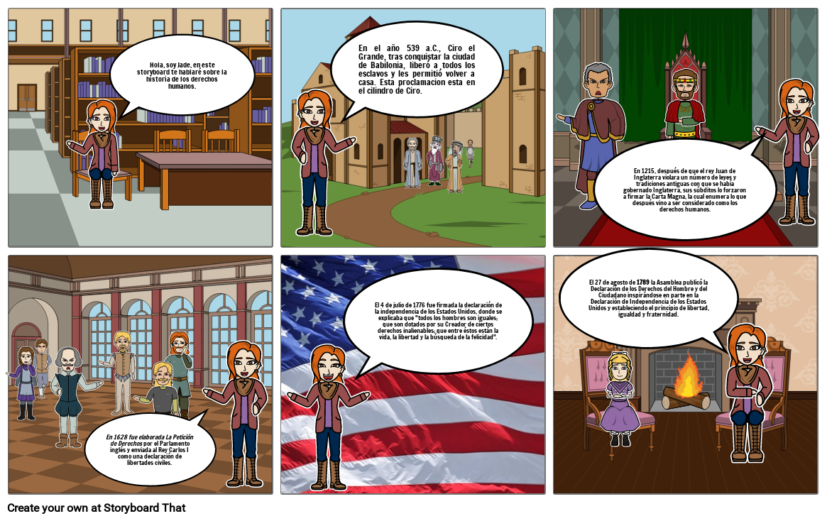 Derechos Humanos. Storyboard by fbaede91