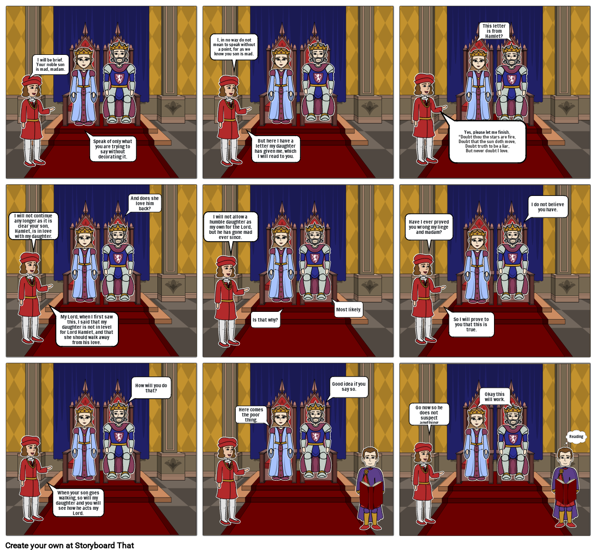 hamlet Storyboard por fbcd9721