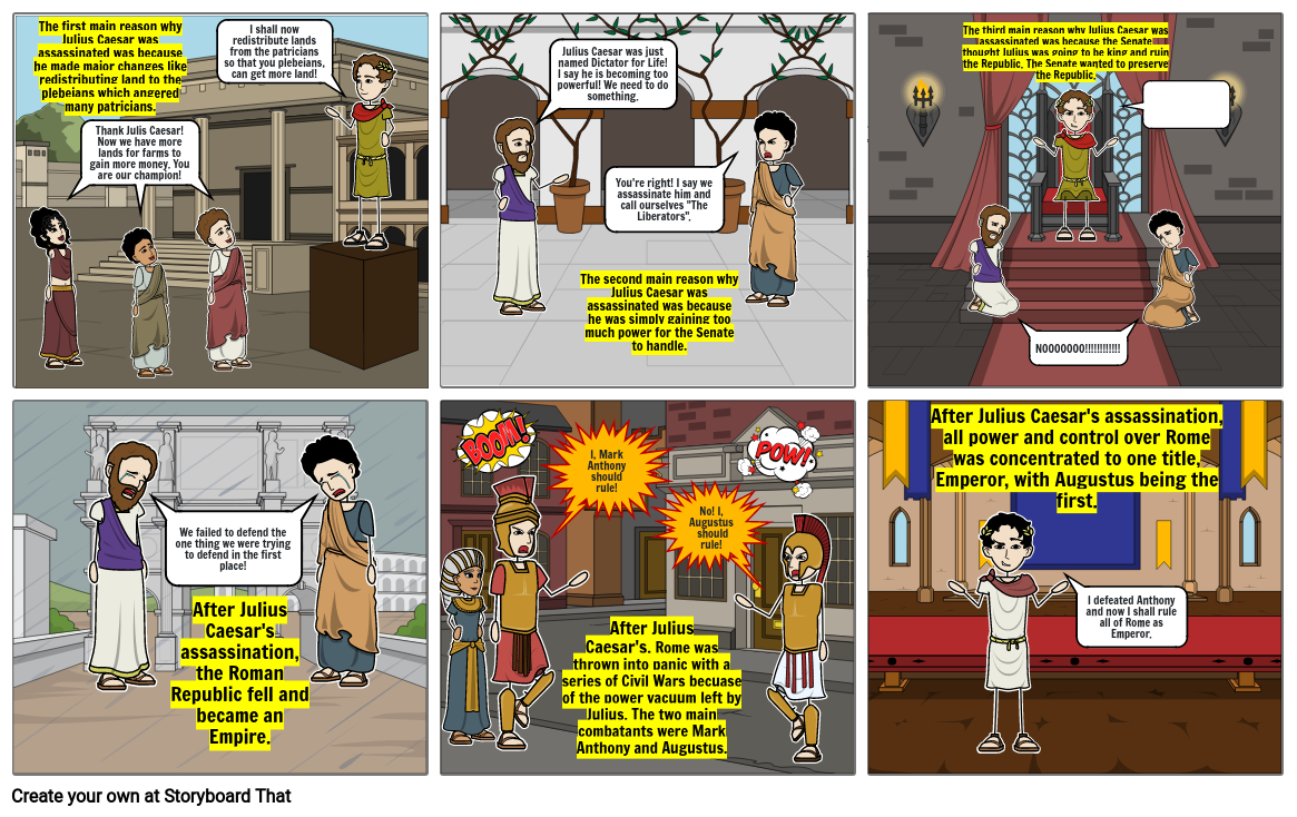 Julius Caesar's Assassination Causes and Aftermaths