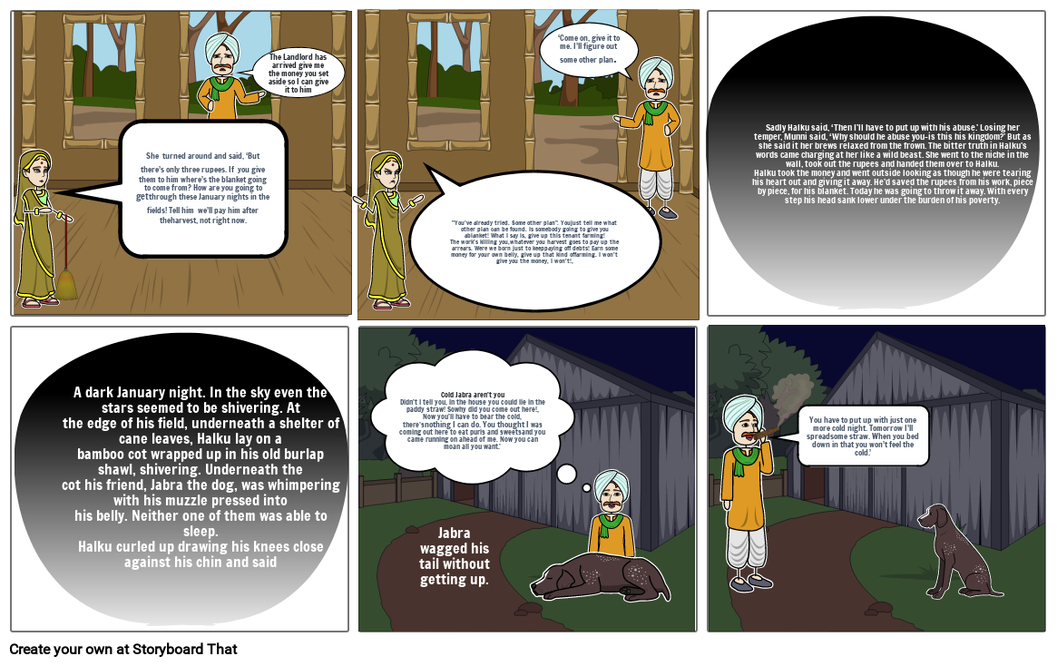 January Night 1 Storyboard por fce857c2