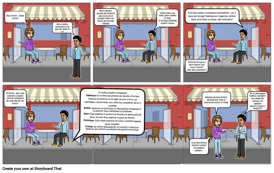 Design Thinking Storyboard by fce8fc9f