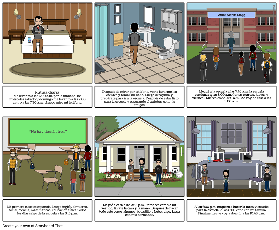 Spanish Project Storyboard por fe0d16bf63983