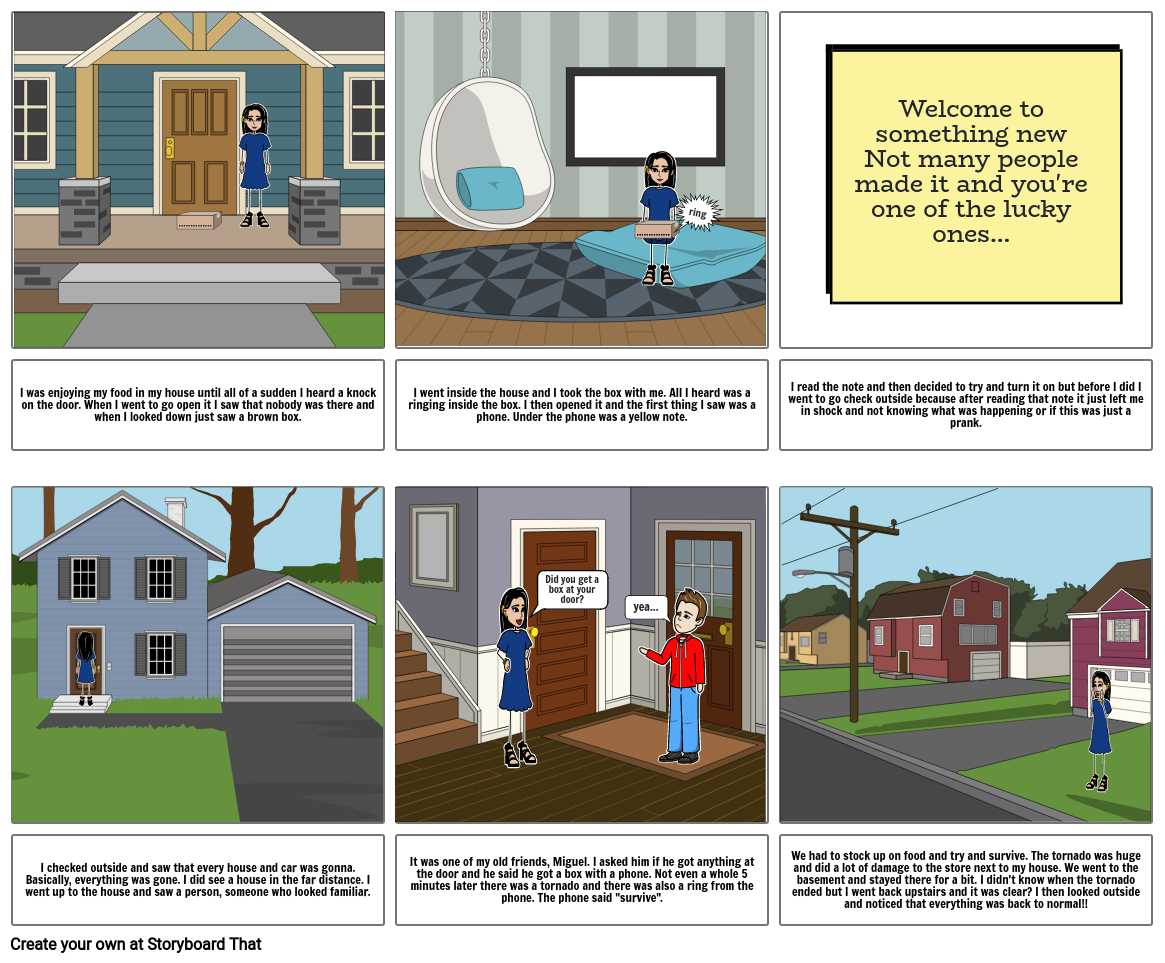 The Box Storyboard por fe1c57f1