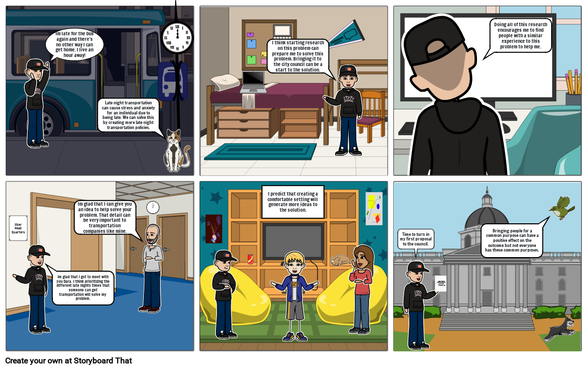 Late Transportation Storyboard por febe348f