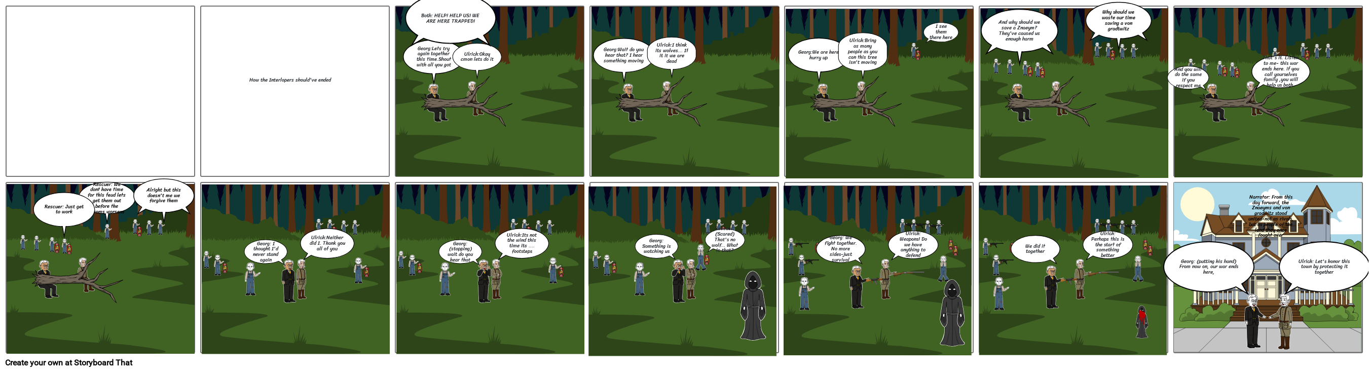 Interlopers Storyboard by fedbcc45