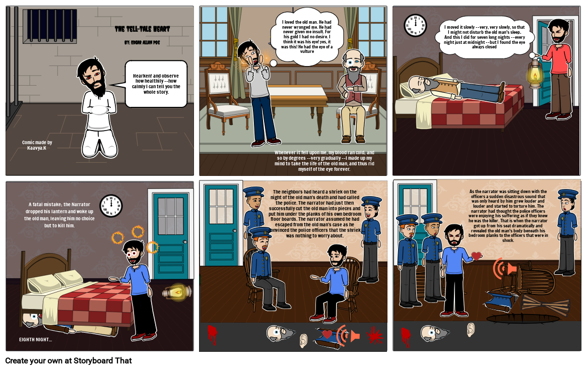 The Tell Tale Story Storyboard by ff56844e