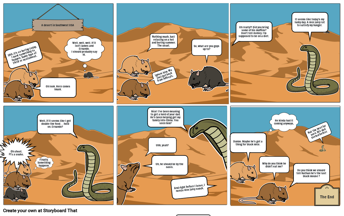 Natural Selection Storyboard por ff5bdc07