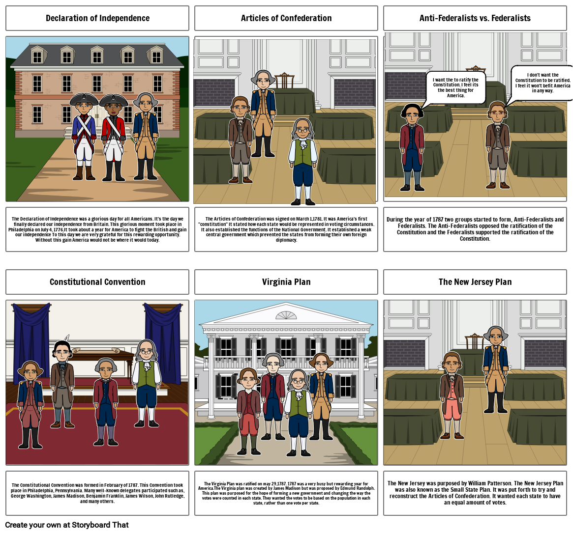 Constitution Storyboard Storyboard par ffb2de16