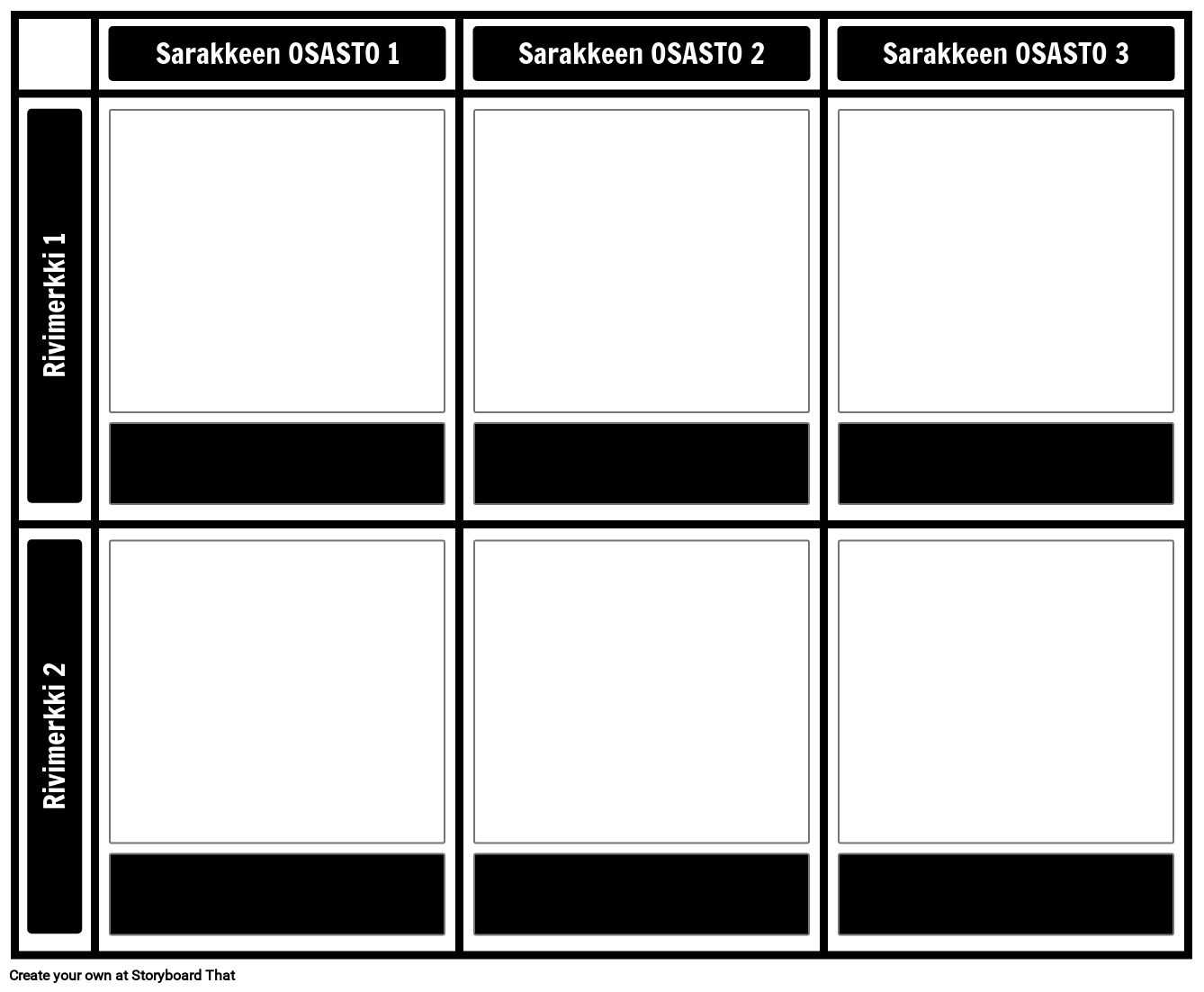 2x3 Kaavion Malli Storyboard by fi-examples
