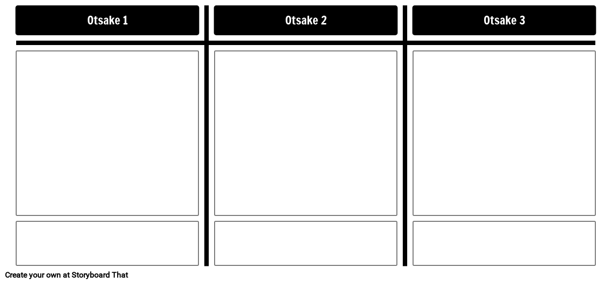 3 Sarake T-kaavio Storyboard por fi-examples