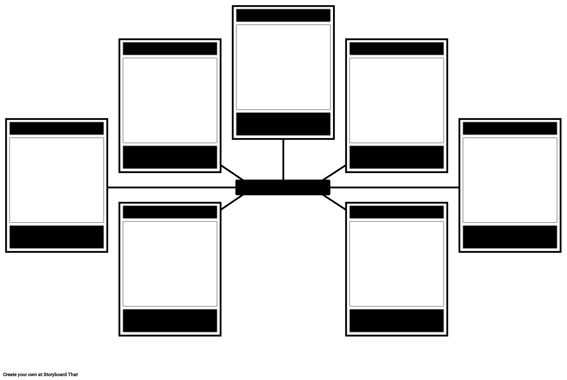 7 Cell Spider Map -malli Storyboard by fi-examples