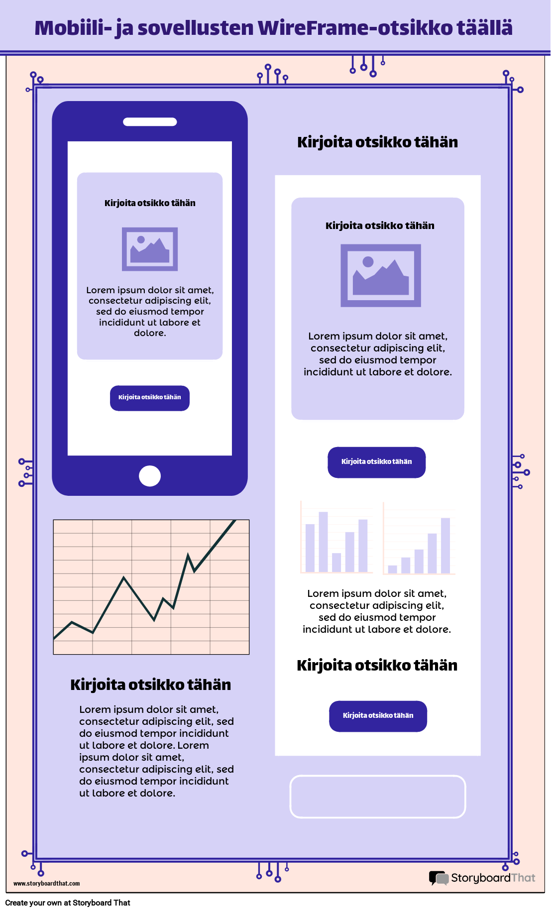 Corporate Mobile WireFrame Template 4 Storyboard Corporate Mobile WireFrame Template 4 Storyboard