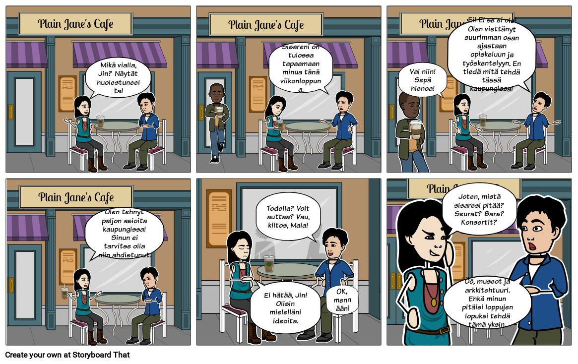 Dialogue Between Two Friends ESL Practice Storyboard Dialogue Between Two Friends ESL Practice Storyboard