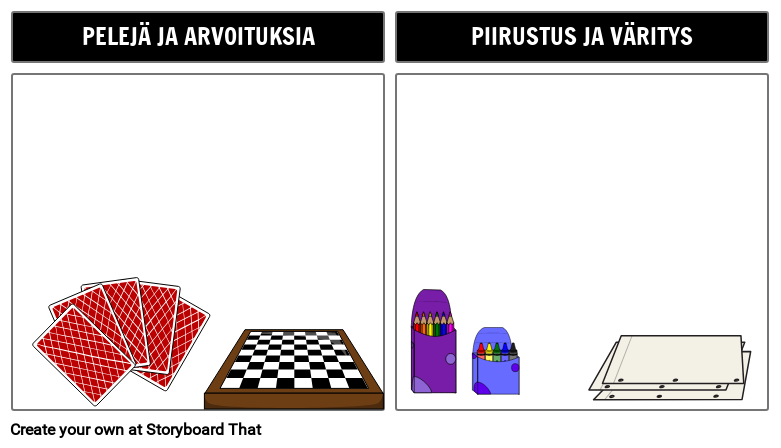 Free Time Toiminta Choices - Tally Chart Malli