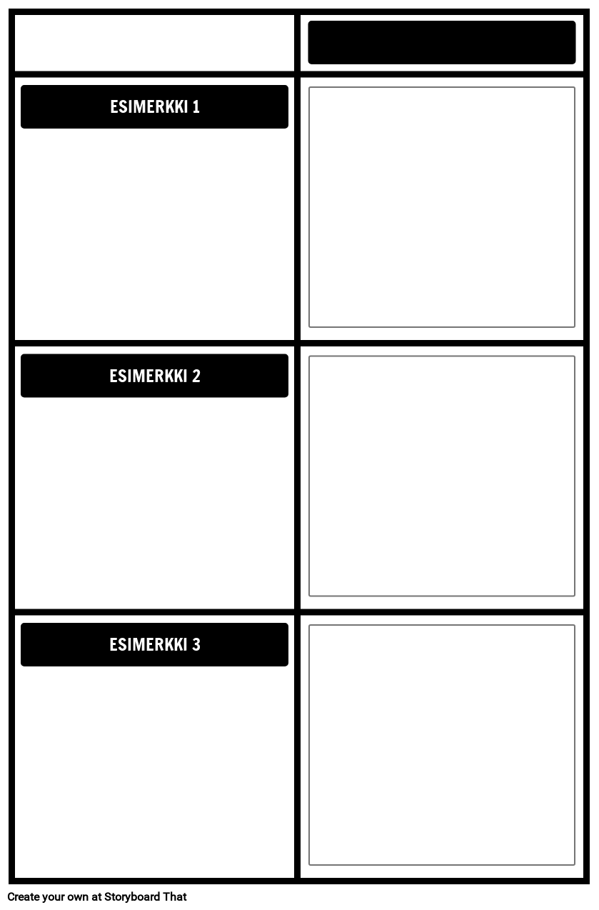 Grid-esimerkkejä Storyboard por fi-examples