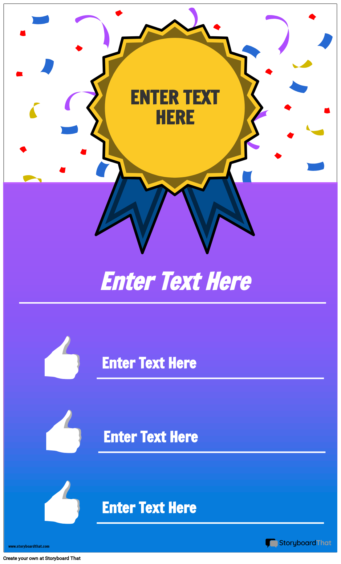 Palkinto Infographic Storyboard por fi-examples
