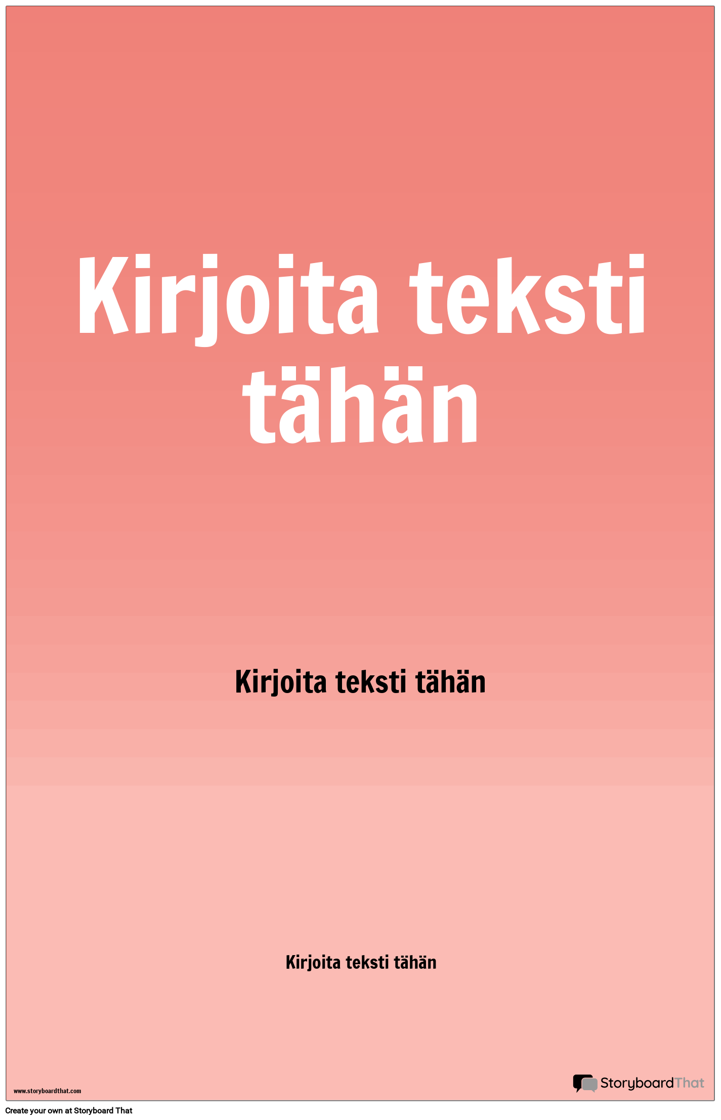 PSA Juliste Storyboard por fi-examples