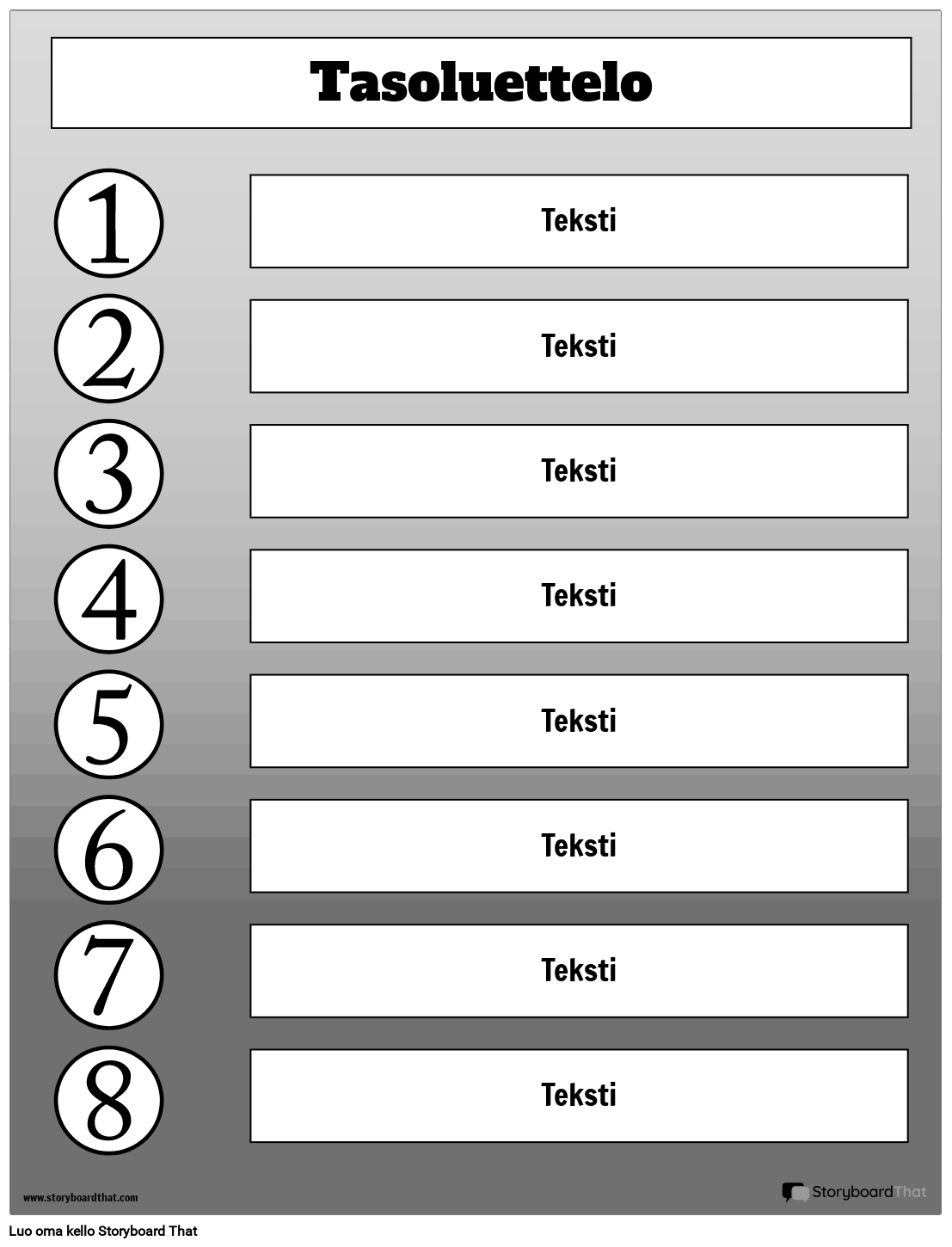 Taso 2 Storyboard par fi-examples