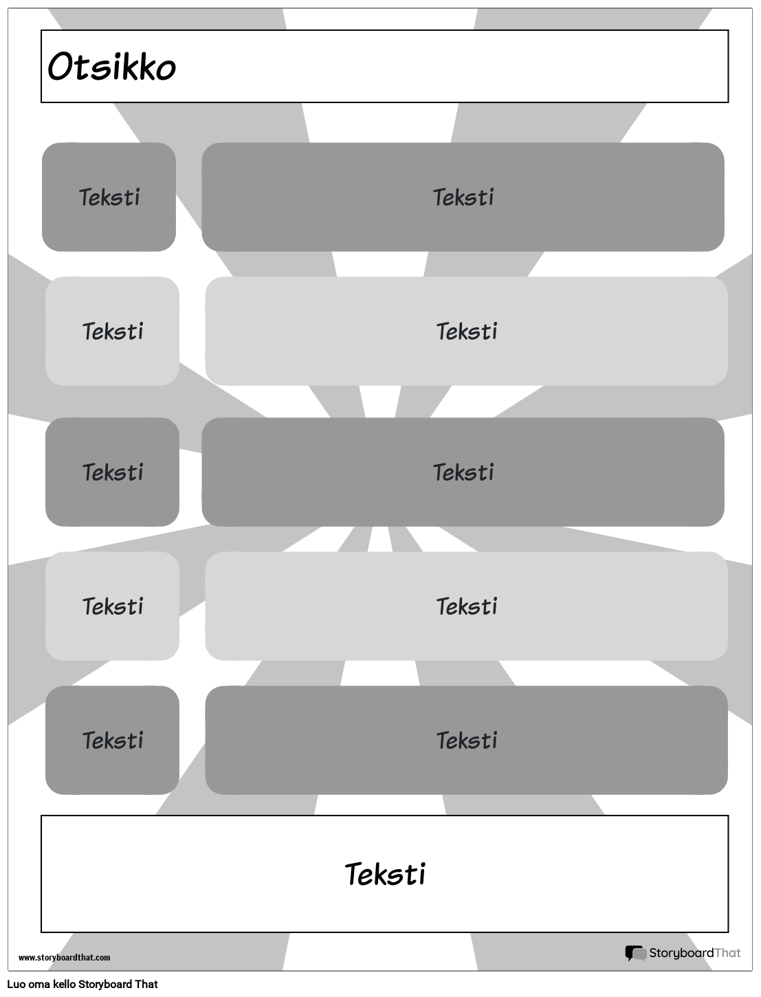 Tekstin Rakenne 7 Storyboard por fi-examples