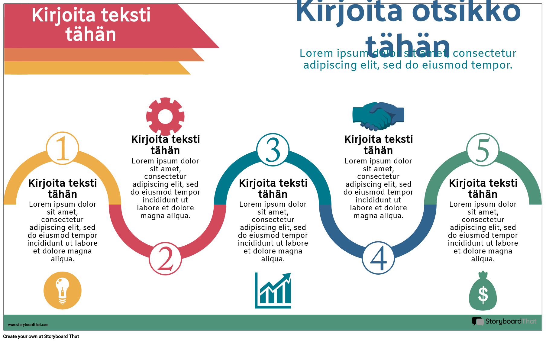 Vuokaavion Infografiikka 2 Storyboard ידי fi-examples