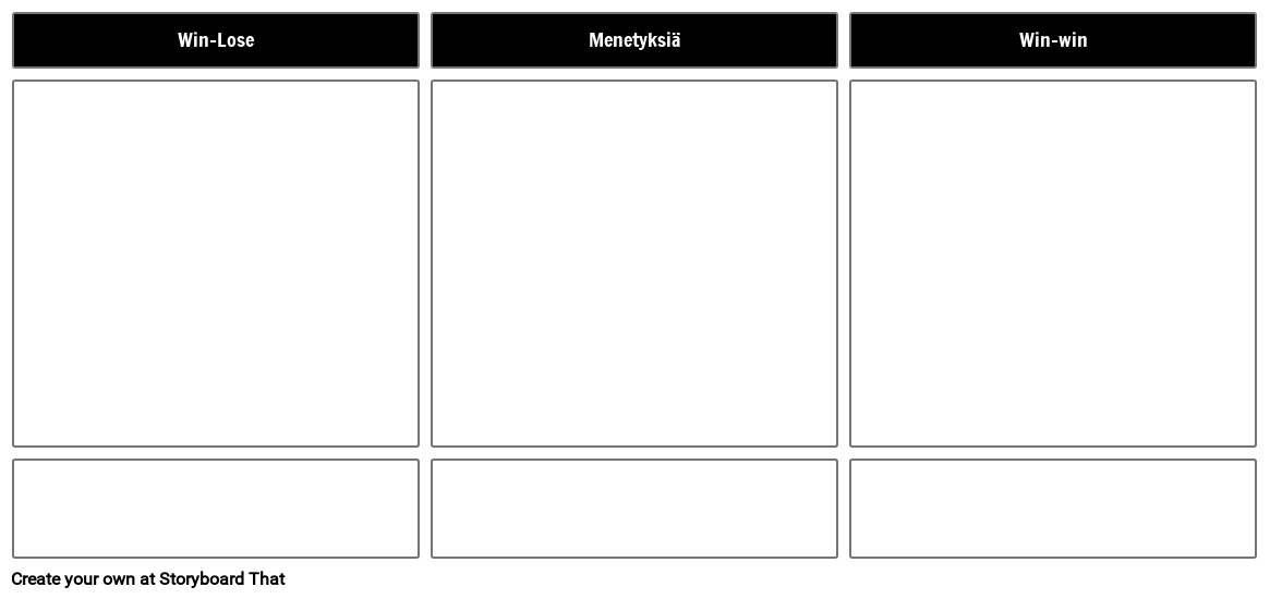 Win-Win Negotiating Template Kuvakäsikirjoitus by fi-examples