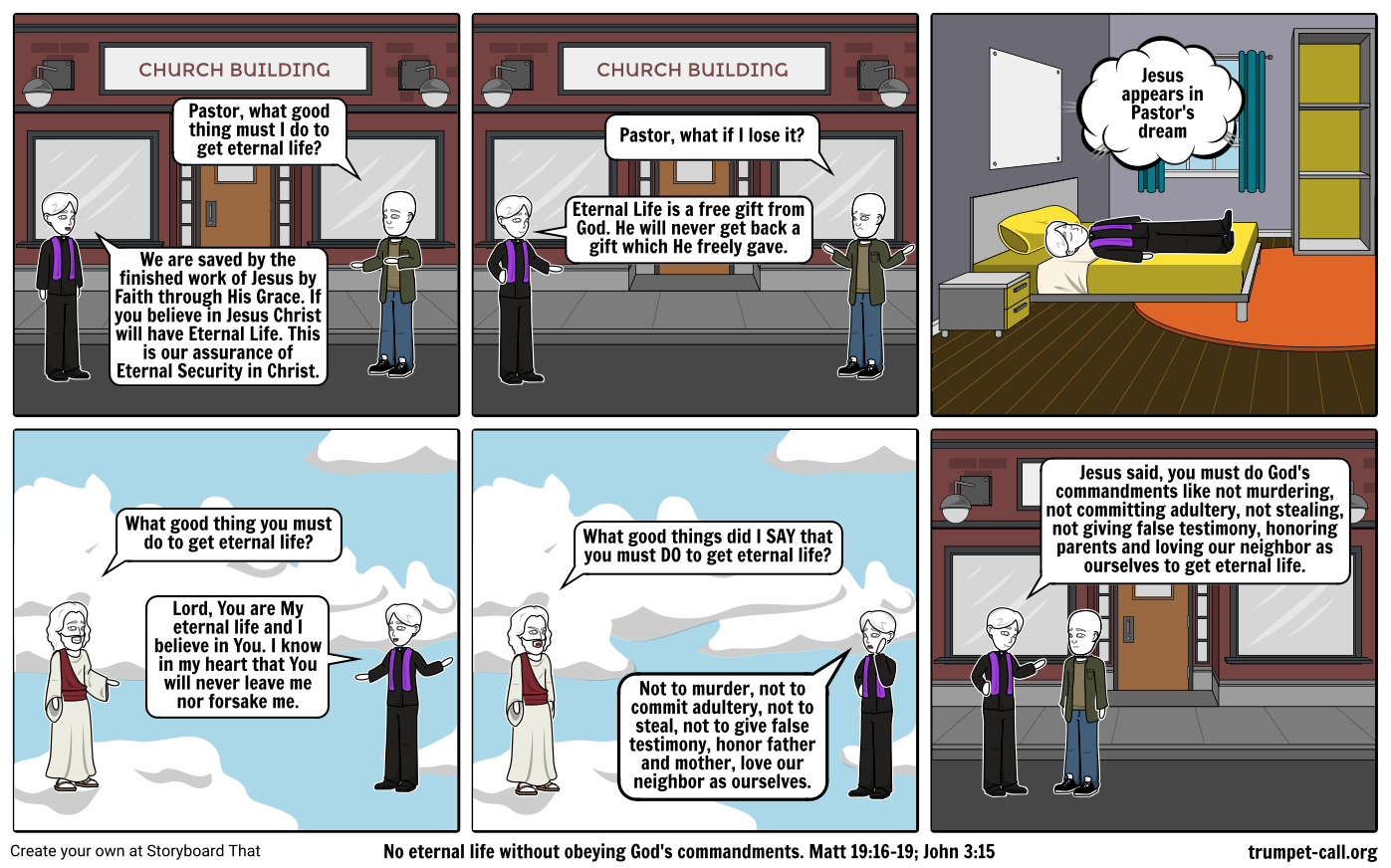 No eternal life without obeying God's commandments