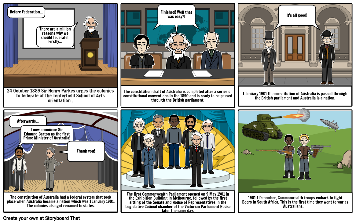 Federation Day Storyboard por finn700