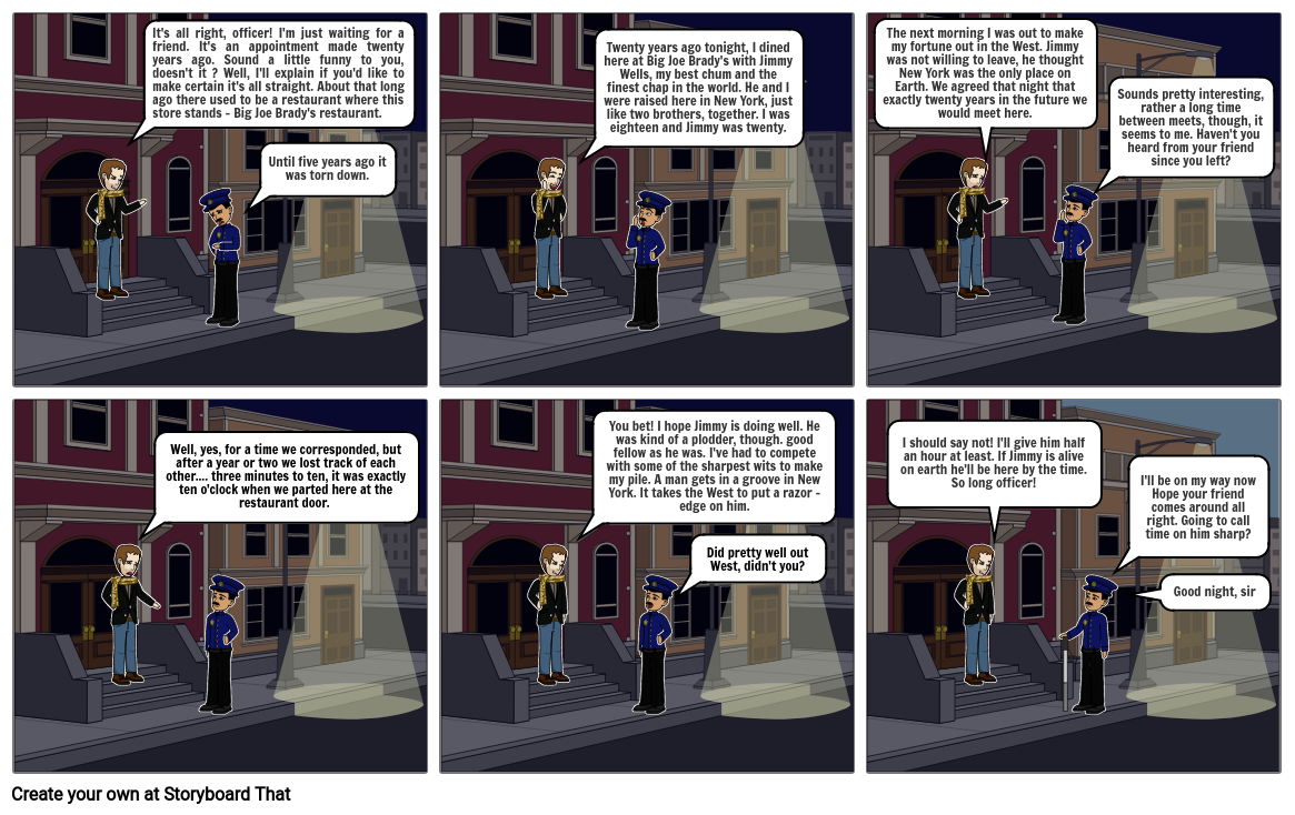 The Introductory scene of AFTER TWENTY YEARS.MA