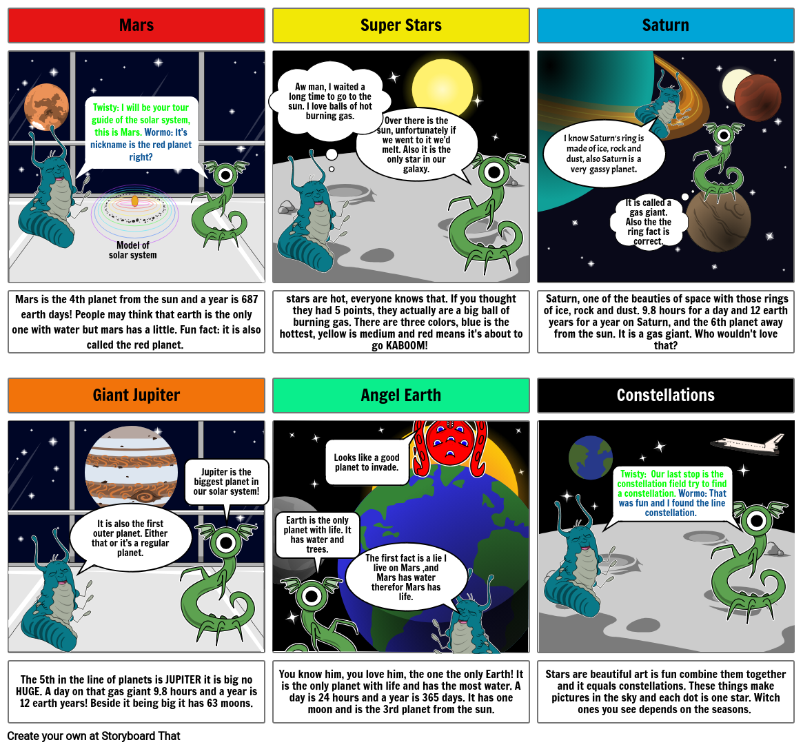 Space project Storyboard por fmaximiliano