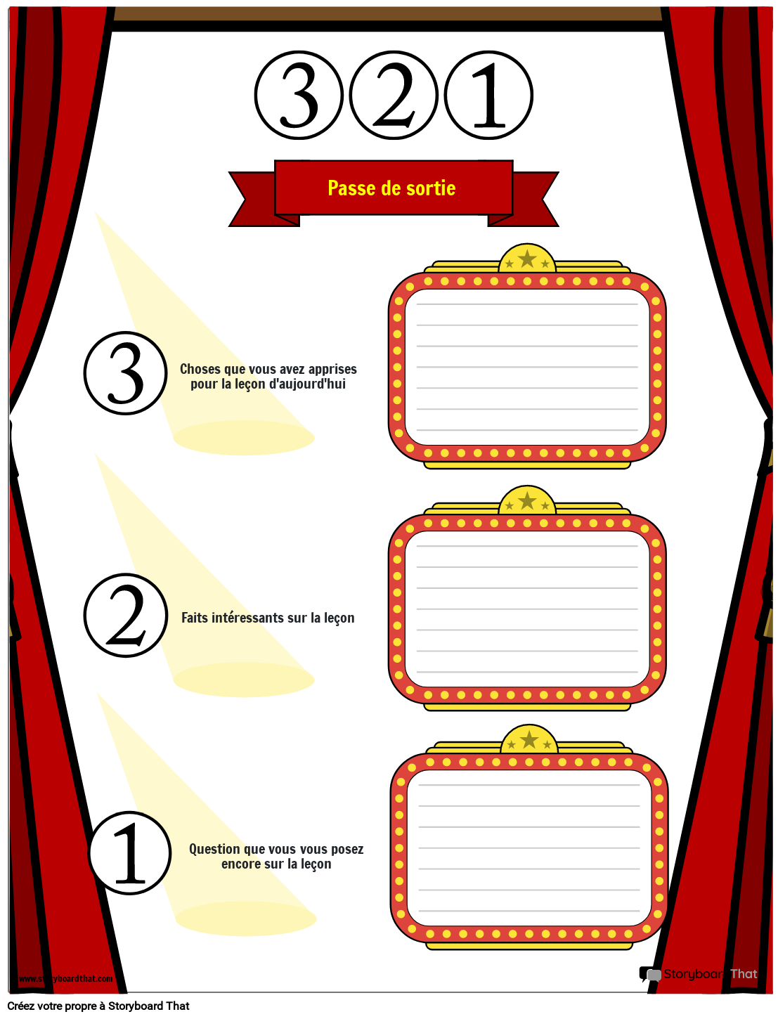 321 Passe de Sortie Storyboard par fr-examples